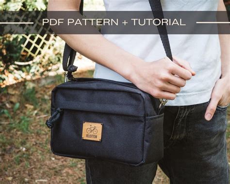 Shoulder Bag Pattern Pdf Sewing Tutorial Crossbody Bag Diy Sew Pattern With Tutorial Etsy