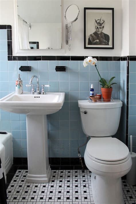 Retro Bathroom Tile Design Rispa