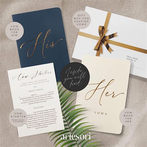 10 Wedding Vow Books And Cards For Your Ceremony And Lifelong Keepsakes