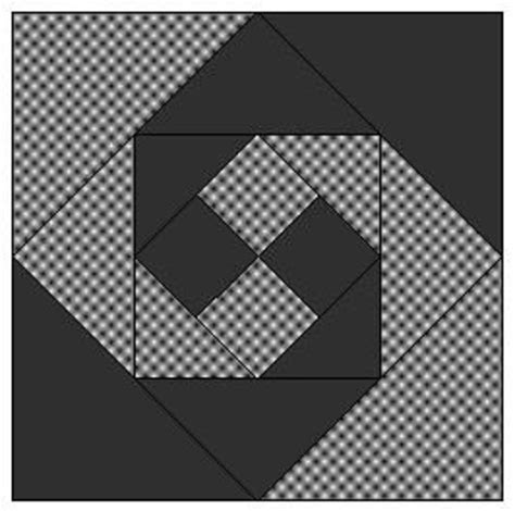 Snails Trail Quilt Block Pattern Etsy