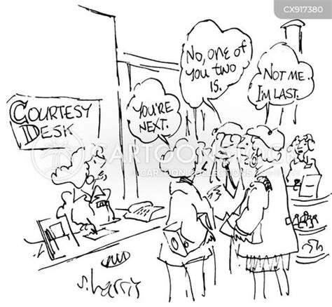 Courtesy Desks Cartoons And Comics Funny Pictures From Cartoonstock