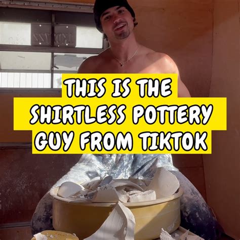 Meet The Shirtless Pottery Guy Who Shares Some Amazing Creations Fan Theo Shares His Pottery