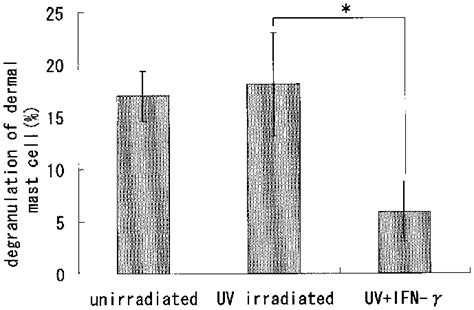 Degranulation Ratios Of Dermal Mast Cells The Ratio Of Degranulating Download Scientific