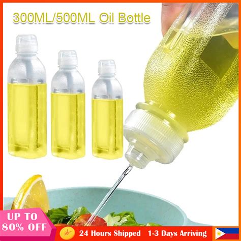 Kitchen Oil Bottle Household Oil Dispenser Squeeze Bottle Shopee