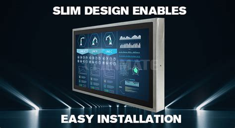 W32l100 Spa3 32 Ip65 Stainless Pcap Chassis Display Winmate