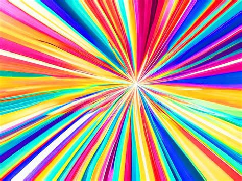 Centro Do Efeito De Explosão Da Tela Usando Linhas De Cores Vivas E