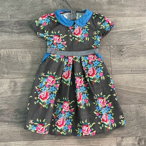 Persnickety Dresses Persnickety Forget Me Not Floral Ellen Girls