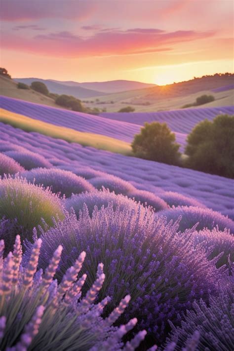 Pin By Samira On 𝑳𝒂𝒗𝒆𝒏𝒅𝒆𝒓 Pink Nature Landscape Lavender Fields