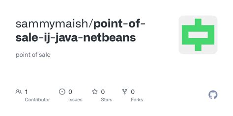 Github Sammymaishpoint Of Sale Ij Java Netbeans Point Of Sale