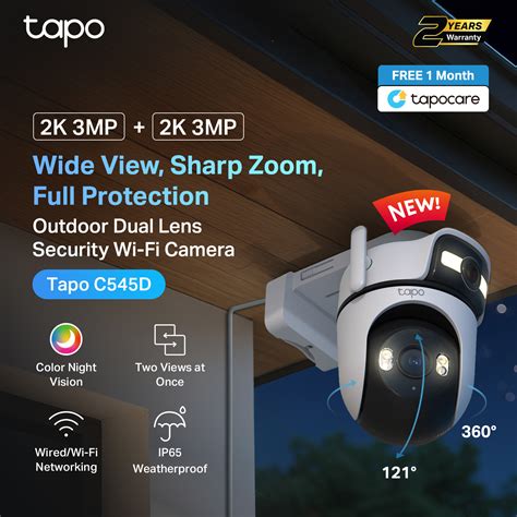 Tp Link See More Miss Less Tapo C545d Combines Dual Facebook