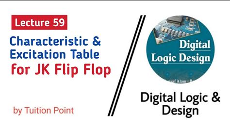 Characteristic And Excitation Table For Jk Flip Flop Lecture 59