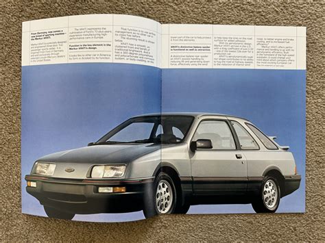1985 Ford Merkur Xr4ti Sierra Xr4i Brochure Autobrochures Nz