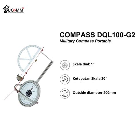 Jual Dql Kompas Tambang Dql100 G2 Dql100g2 Military Compass Gradiometer Antimagnetic Shopee