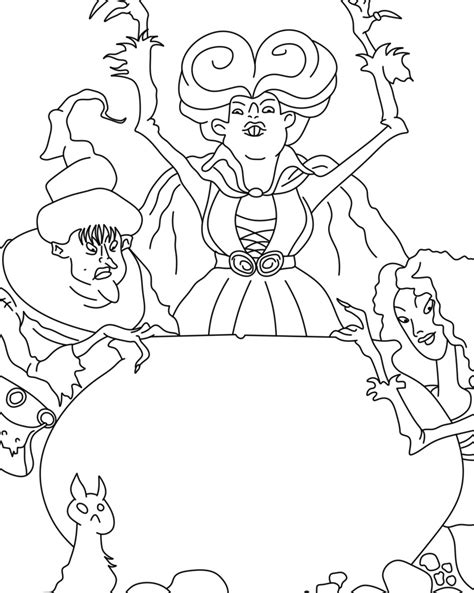 Hocus Pocus Coloring Pages