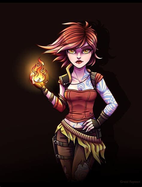 Lilith By Greisi Foysten Character Art Lilith Blue Tattoo