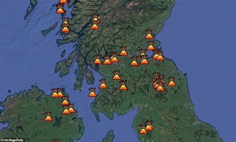 Interactive Tool Reveals The 68 Volcanoes That Once Covered The Uk