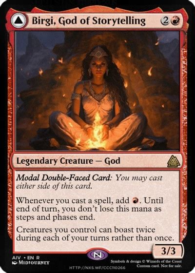 Mtgnexus Birgi God Of Storytelling Harnfel Horn Of Bounty