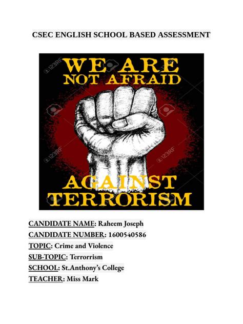 Csec English School Based Assessment Pdf Educational Assessment And