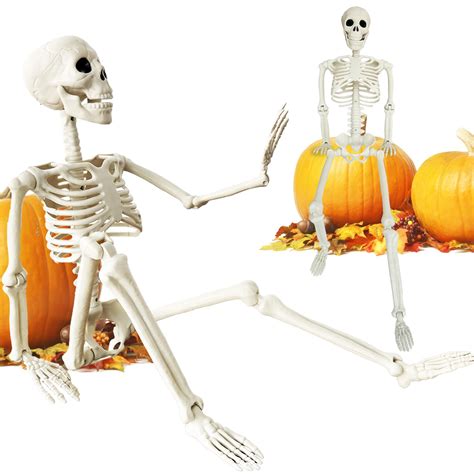 Eerrhhaq 36 Halloween Full Body Posable Skeleton Decorationplastic