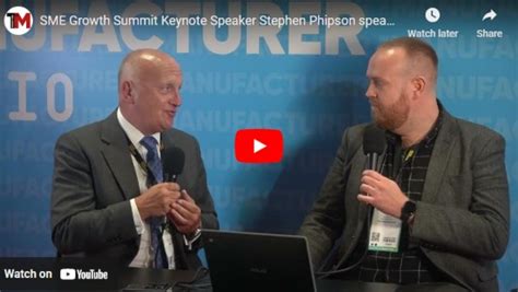 The Manufacturer On Linkedin Stephen Phipson Cbe Make Uk Talks About The Future Of Manufacturing
