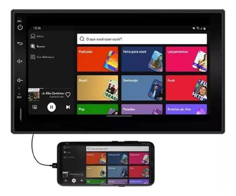 Central Multimídia Mp5 2 Din Tela 7 Polegadas Touch Screen Parcelamento Sem Juros