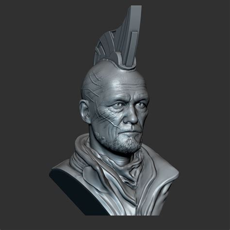 Yondu Udonta Bust 3d Model 3d Printable Cgtrader