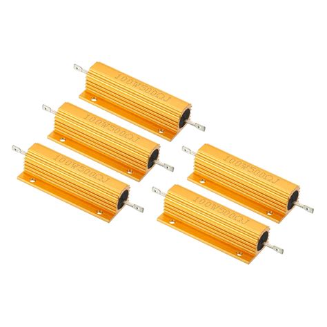 Unique Bargains 100w 500 Ohm Aluminum Shell Resistor Housing Resistor