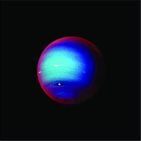 Last Image Of Neptune Taken By Voyager 2 Shown In Enhanced Color Near
