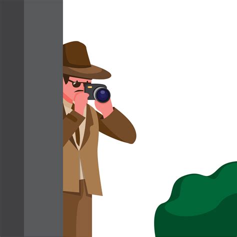 Spying On Someone Cartoon