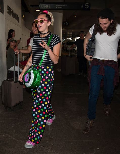 Miley Cyrus Lax Airport In Los Angeles 9302016 • Celebmafia