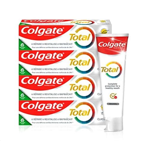 Colgate Total Original Toothpaste 4 X 100 Ml 24 Hour Antibacterial Toothpaste Complete
