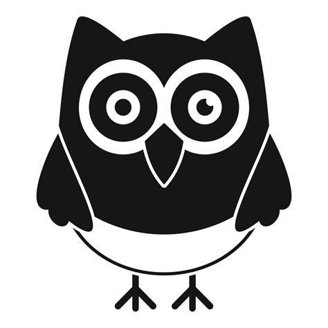 Night Owl Icon Simple Style 14473695 Vector Art At Vecteezy