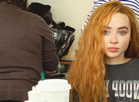 Sabrina Carpenter Is Almost Unrecognizable With Red Hair
