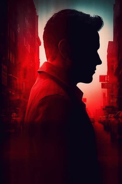 Premium Photo Man Detective Spy In Night City Cover Of Book Of Crime