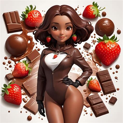 21000 Sexy Chocolate Food Anime Pictures