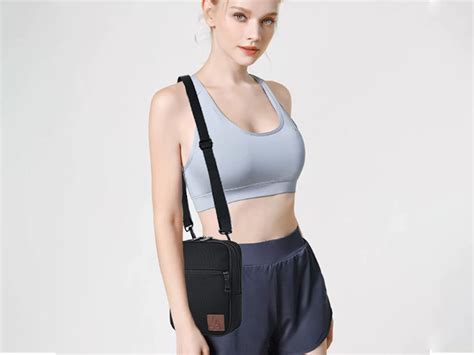 Small Crossbody Bags With 2 Way Zip And Multiple Shoulder