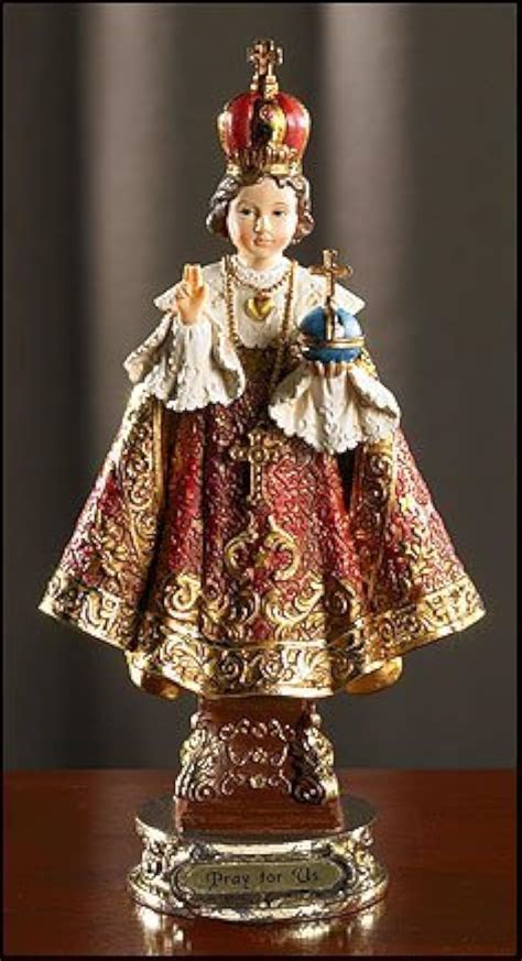 Infant Jesus Of Prague Italian Statue Sculpture Figurine