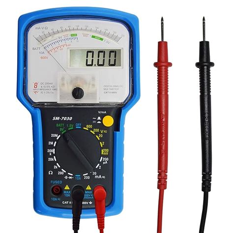 Buy Combination Analog And Digital Multimeter With Test Leads Measures