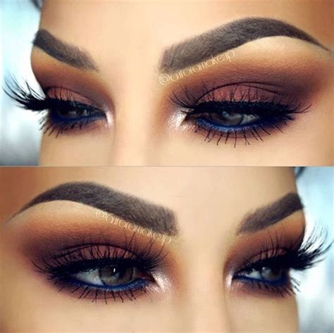 Bronze And Navy Eye Makeup Prom Eye Makeup Eyeshadow
