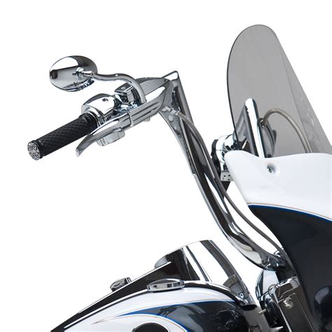 Arlen Ness Chrome Smooth Cat Eye Softbend Mirror Get Lowered Cycles