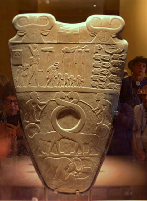 Narmers Palette Egyptian Museum Leonmauldinblog