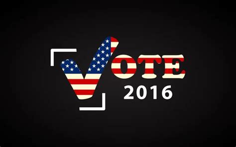 Usa 2016 Presidential Election Template Stock Vector By ©vectorscore