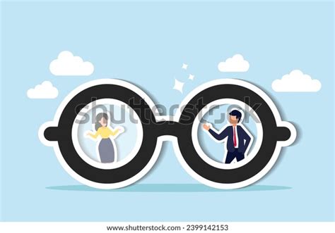 Gender Bias Sexism Inequality Workplace Social Stock Vector Royalty
