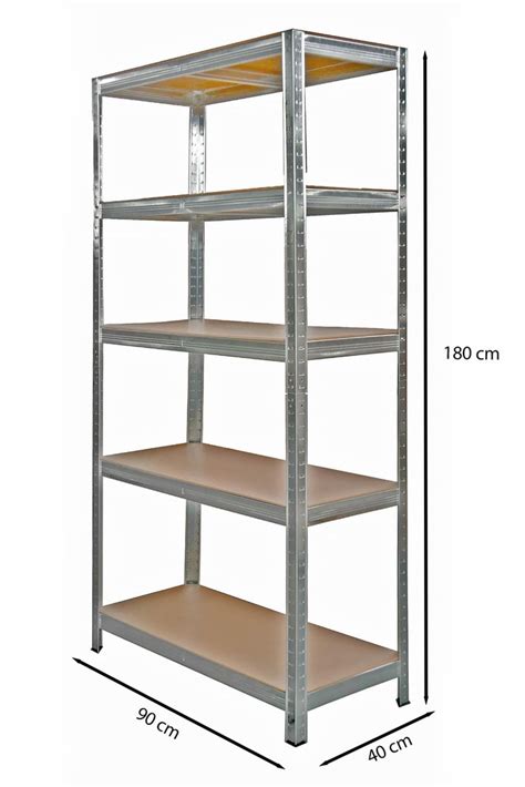 RegaŁ Magazynowy Lekki 5 PÓŁek 900x400 H 1800 Regały Magazynowe