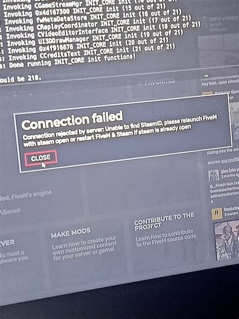 Connection Rejected By Server Server Discussion Cfxre Community