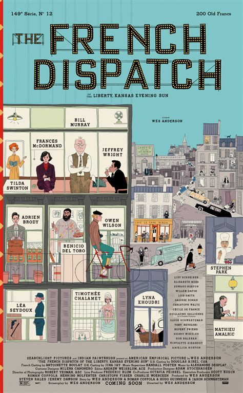 Timothée Chalamet Is Naked In New The French Dispatch Poster And The