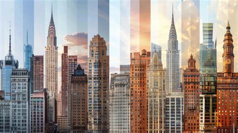 Premium Photo The Evolution Of Buildings From The Past To The Present