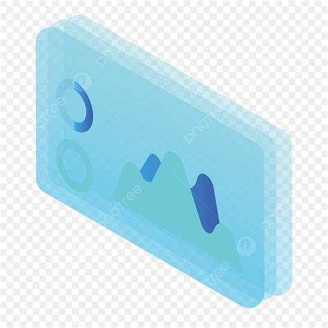 2 5d Technology Vector Png Images 2 5d Blue Technology Free Map 2 5d Map Clipart Technology