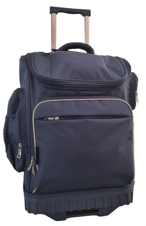 Longboard Cruiser Hardbase Trolley Backpack Plain Navy Pna