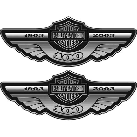 Harley Davidson Logo Emblem Stickers Decals 2x Decalshouse